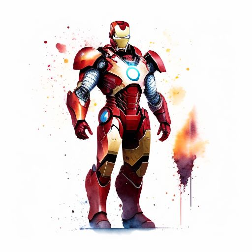 Ironman White Background
