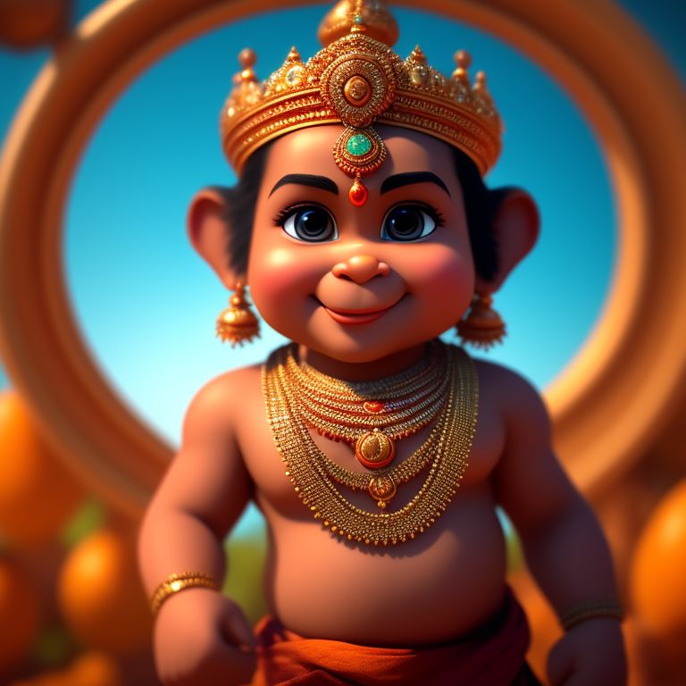 Baby Hanuman Wallpaper