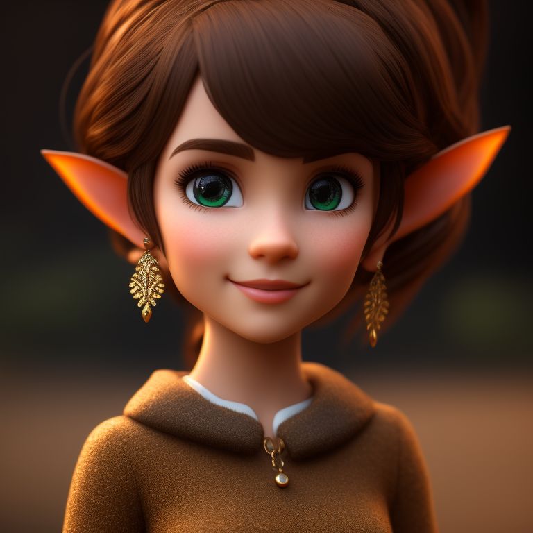 Tinkerbell With Brown Hair