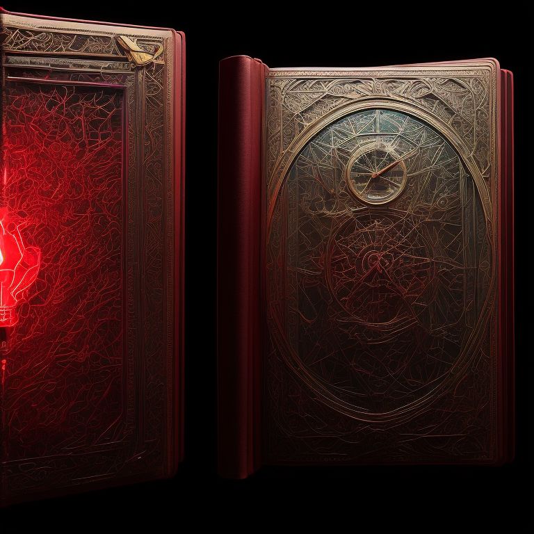 TomBstone: an intricately detailed, bright neon red inner glow, crystal ...