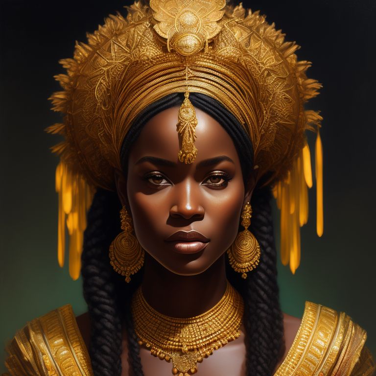 African Queen Headdress