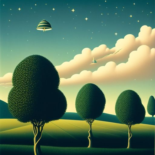 steep-whale696: weed smoke, blue sky, studio ghibi trippy, ufo, aliens ...