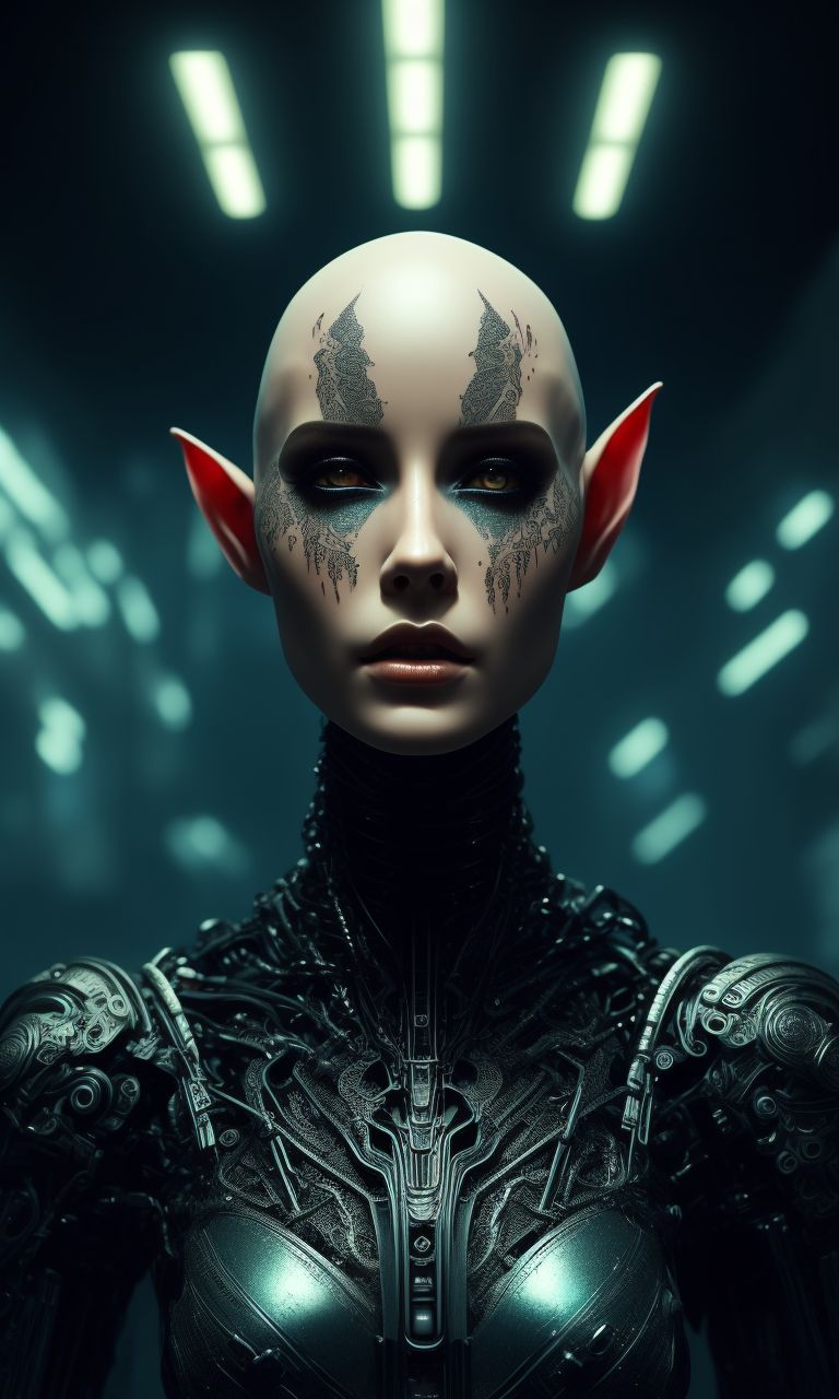 Fae-I: Beautiful young woman elf robot