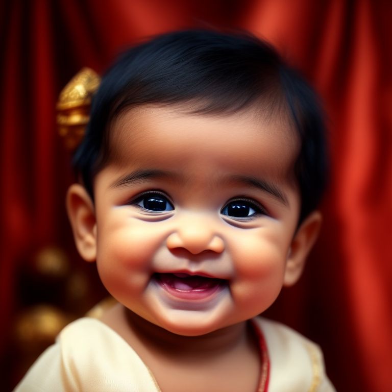 Cute Indian Baby Pictures With Smile