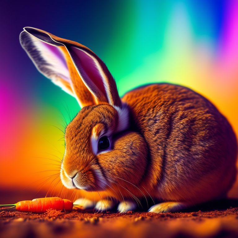 worst-mink677: a rabbit with bit carrot