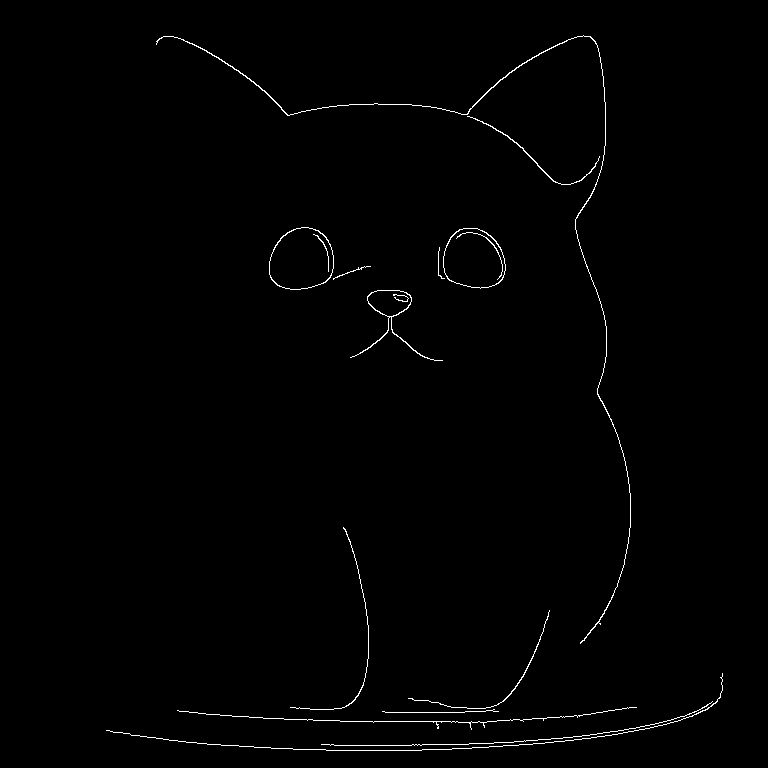 intent-shark468: cute character that is shaped like a pink kitten made ...