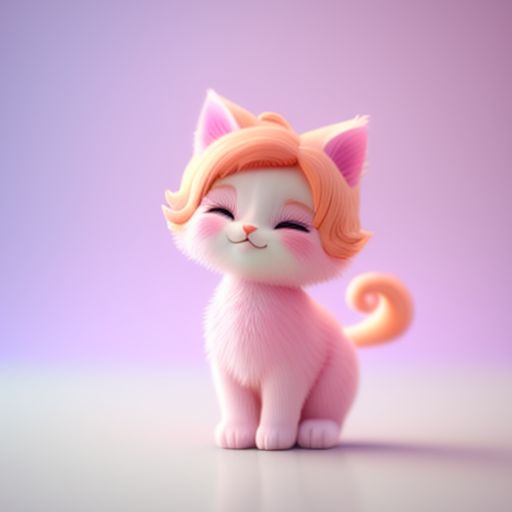 intent-shark468: cute character that is shaped like a pink kitten made ...