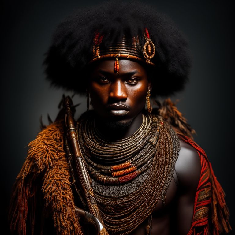 African Tribe Hunting