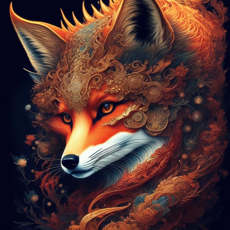 Japanese Mythical Fox
