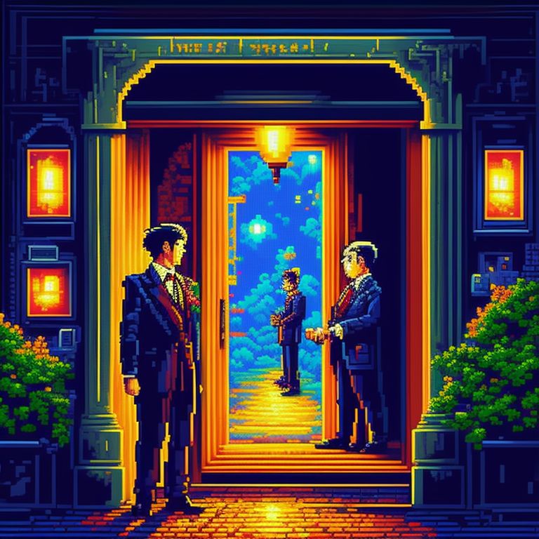 Anime 8 Bit Pixel Horror