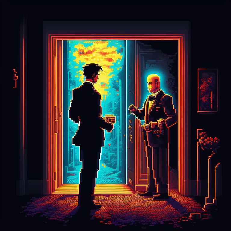 Anime 8 Bit Pixel Horror