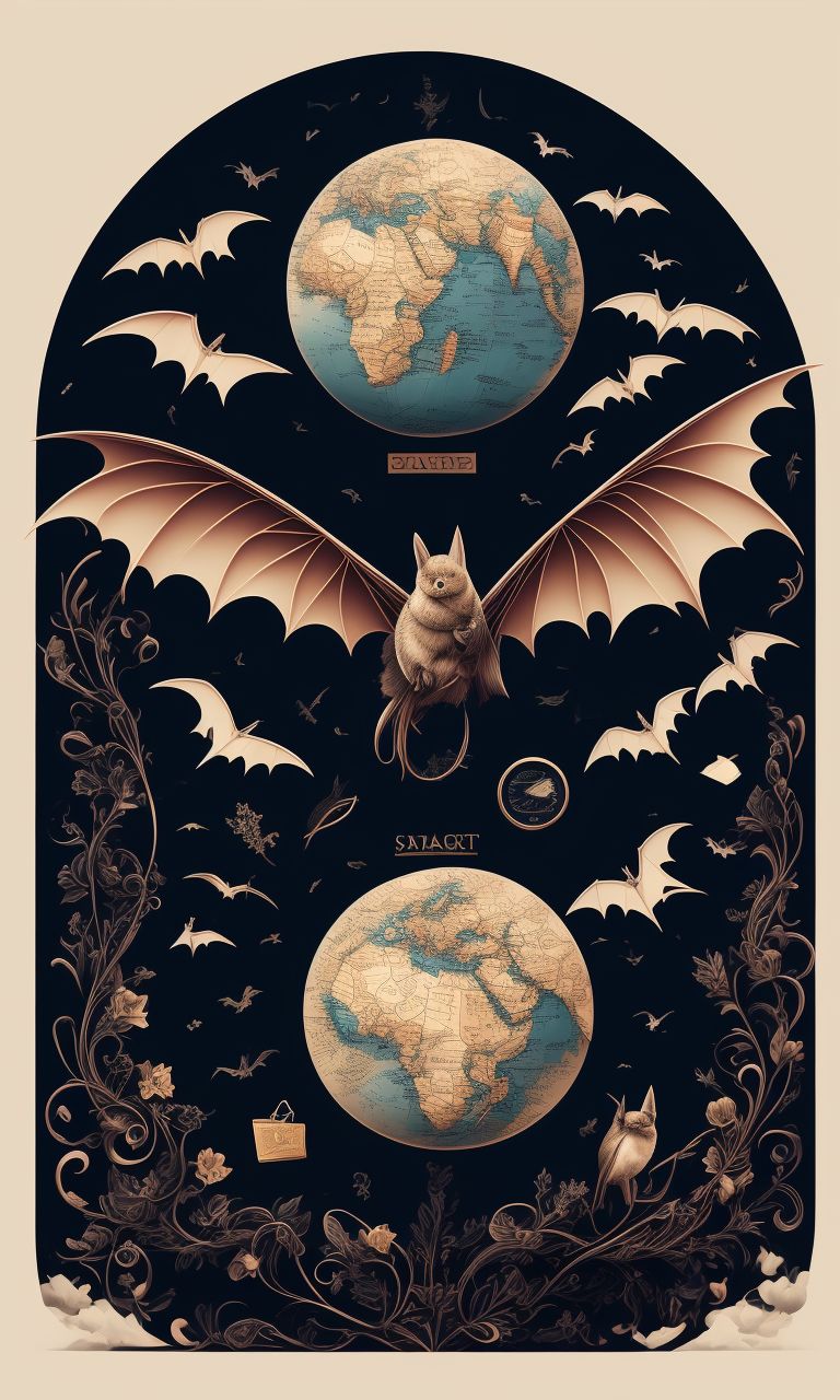 new-anteater812: A bat with starts in the wings