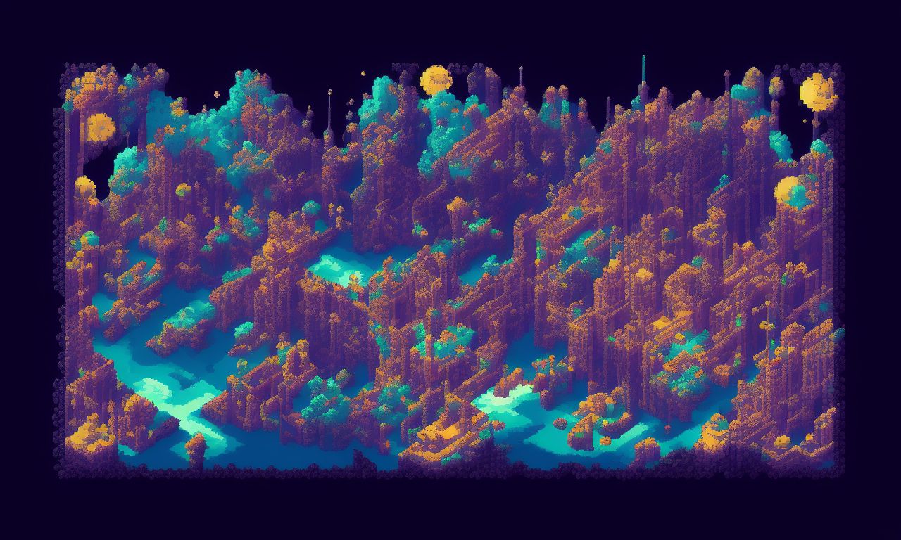 long-cobra756: 8bit bitmap pixel art,isometric assembly of The ...