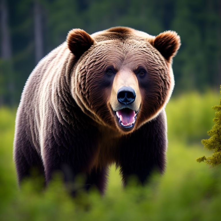 Animated Grizzly Bear