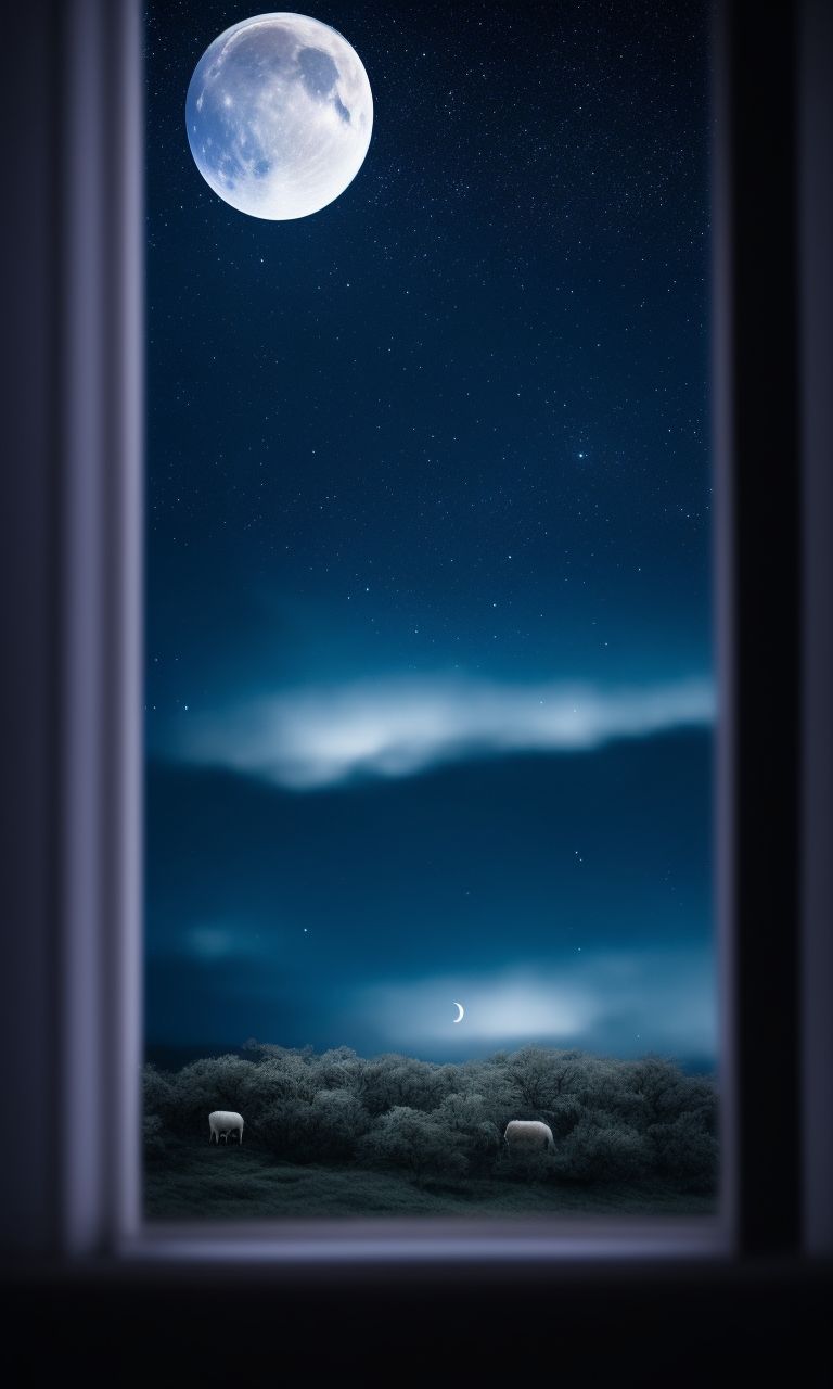 Open Window At Night Wallpaper