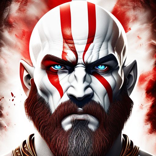 God Of War Kratos Face Drawing