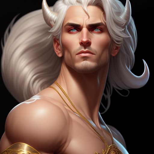 GeometricFuzz: an incubus demon named Vald, age 31, short platinum hair ...