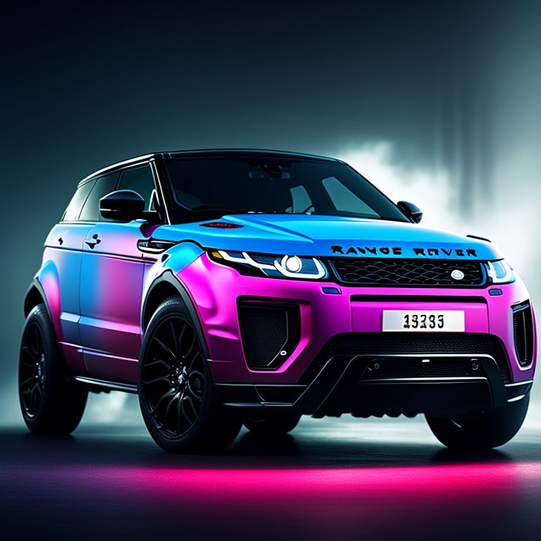 Chrome Range Rover Evoke