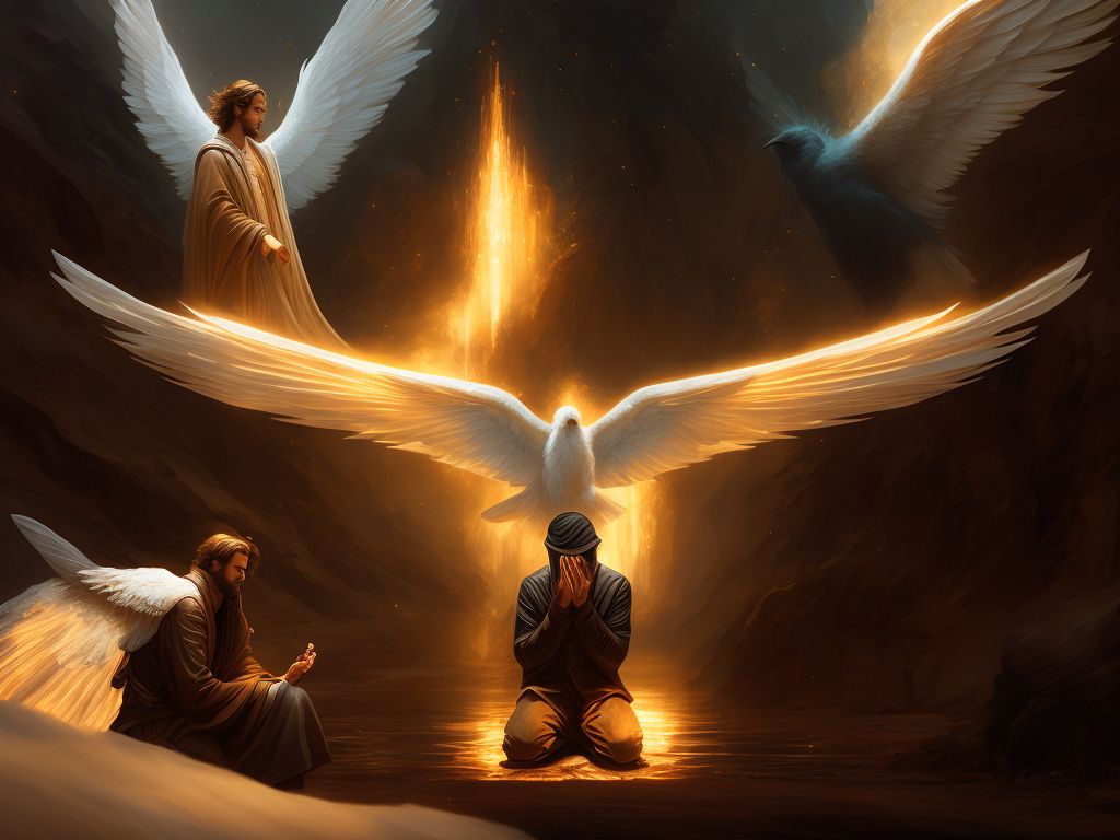 meaty-horse458: man and angel