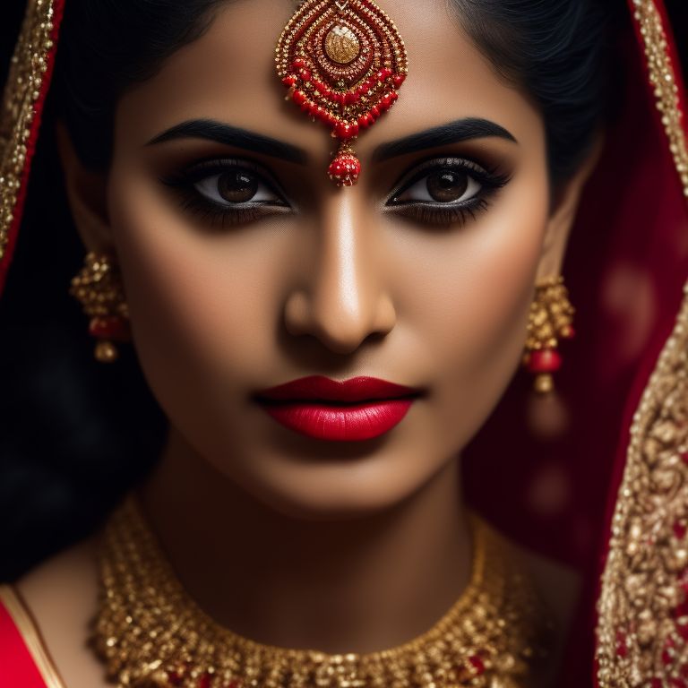 Red Saree Eye Makeup | Saubhaya Makeup