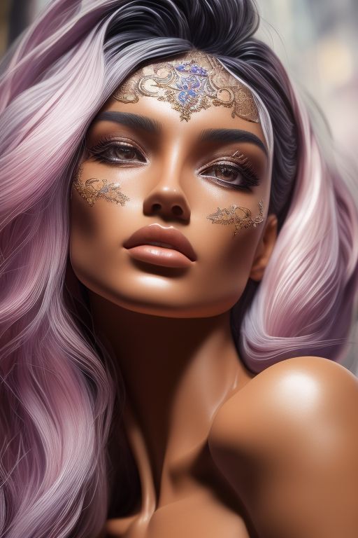 MINIDEM: Artistic portrait, medium plan ((half to the waist)), alien ...