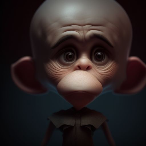 Funny Shaped Head Cartoon