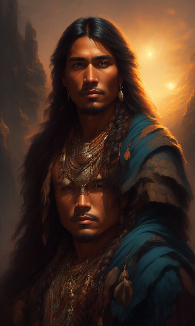Handsome Native American Men