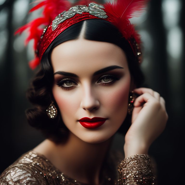 Flapper Girl Makeup