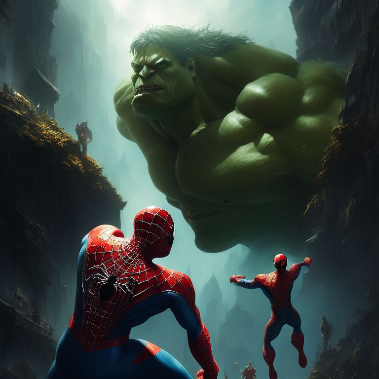 Spiderman Vs Hulk Wallpaper