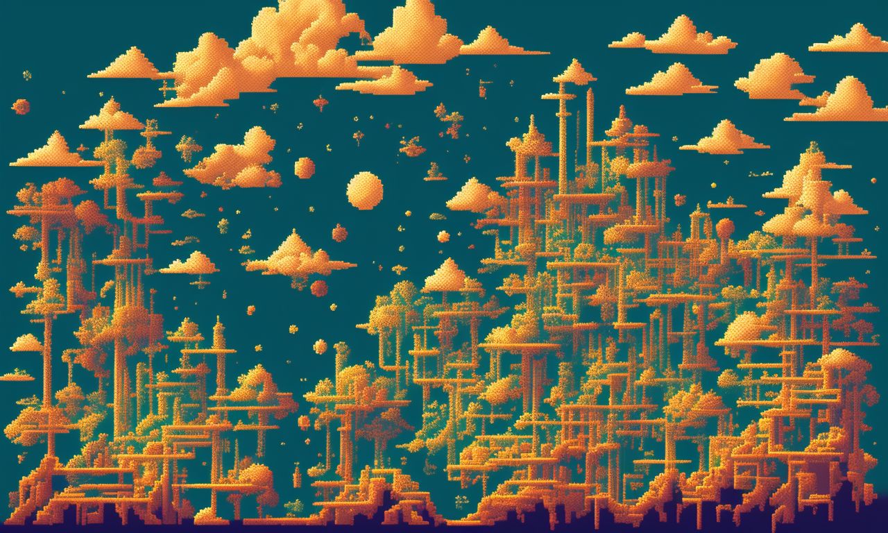8 Bit Pixel Art Wallpaper
