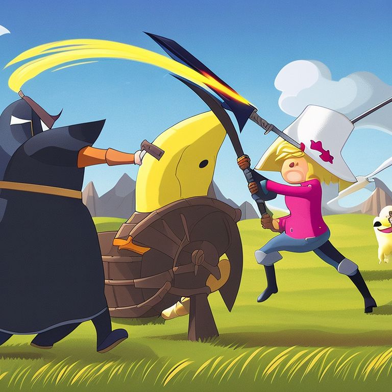 Woman Pirate Sword Fight
