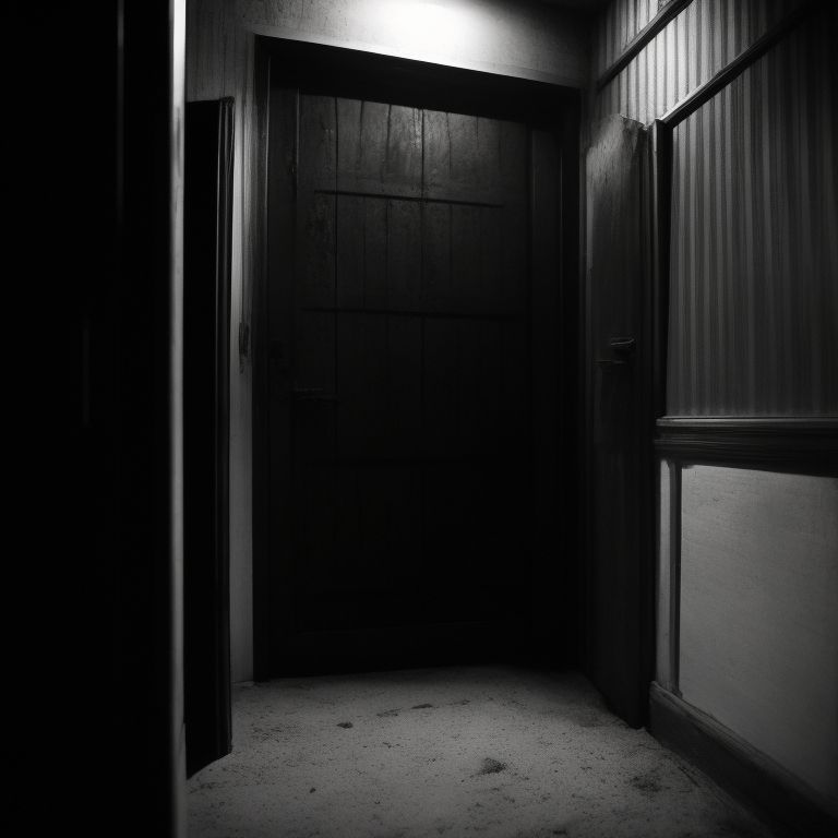 Klee: A terrifying creature, hiding behind a half opened door