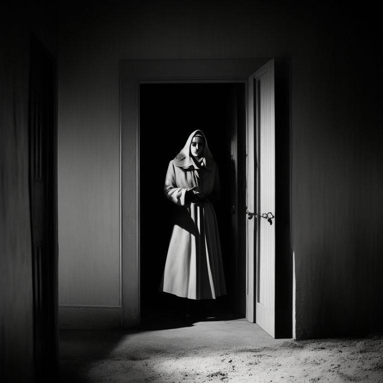 Klee: A terrifying creature, hiding behind a half opened door