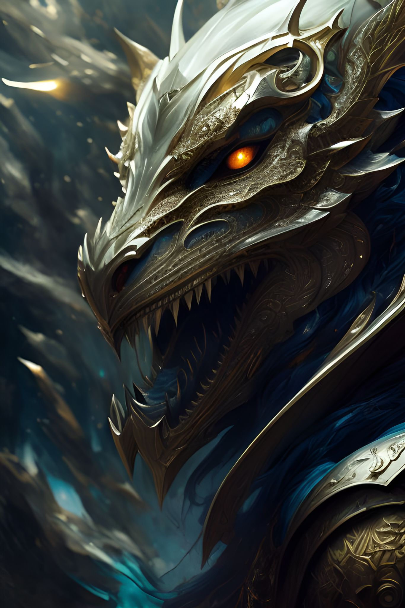 frugal-heron321: the dragon, wearing knight armor