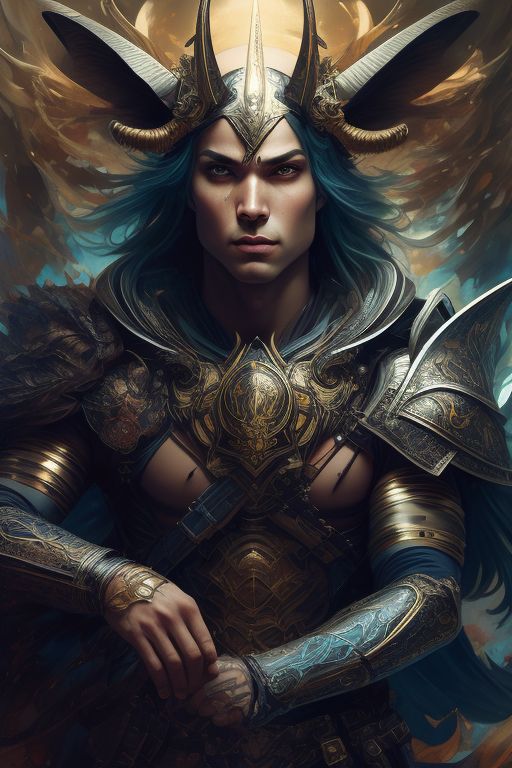 frugal-heron321: the goat, wearing knight armor