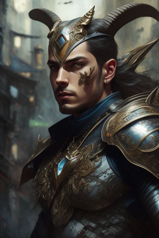 frugal-heron321: the goat, wearing knight armor