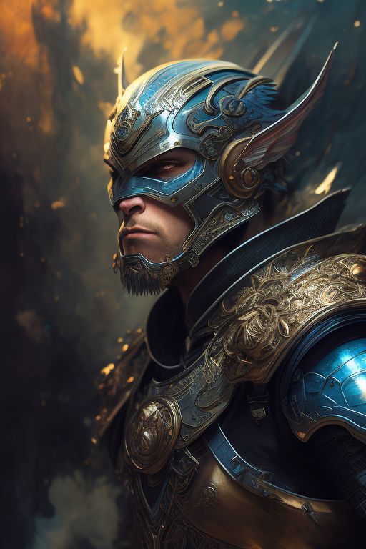 frugal-heron321: the monkey, wearing knight armor