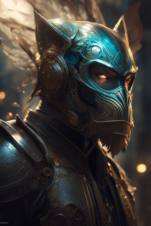 frugal-heron321: the monkey (aminal), wearing knight armor