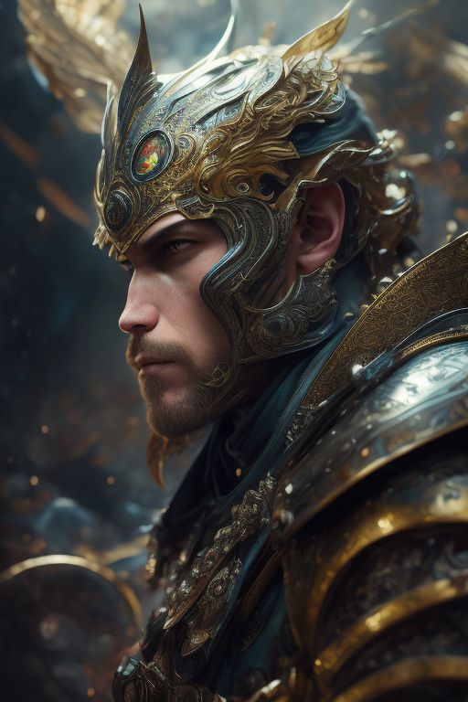 frugal-heron321: the monkey (aminal), wearing knight armor