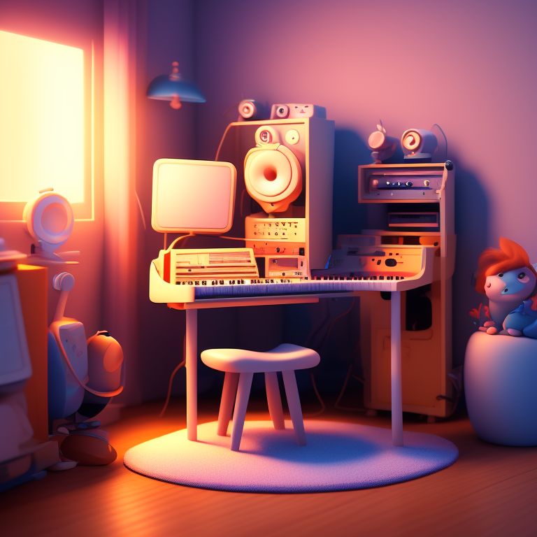 wan-termite723: Music Studio room