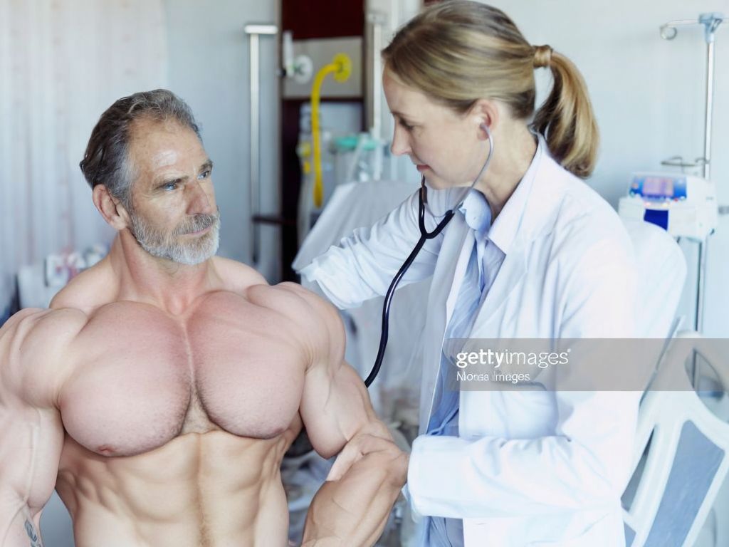 shirtless monstrously muscular man with the bulging muscular body, big ...