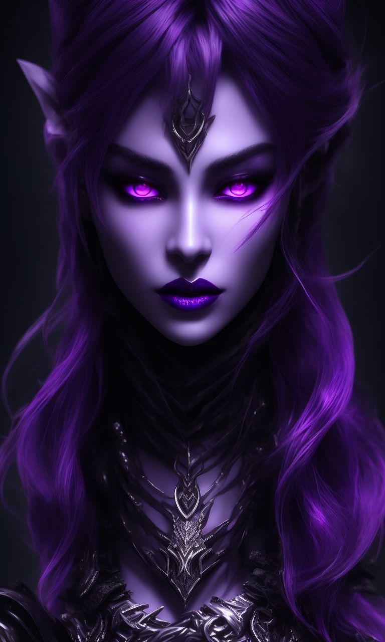 VarnaBrokentree: Imagine a female drow rogue with layered metallic ...