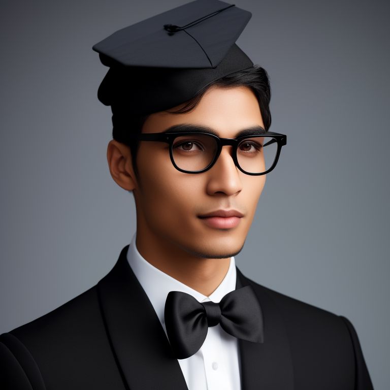 Intelligent Looking Man