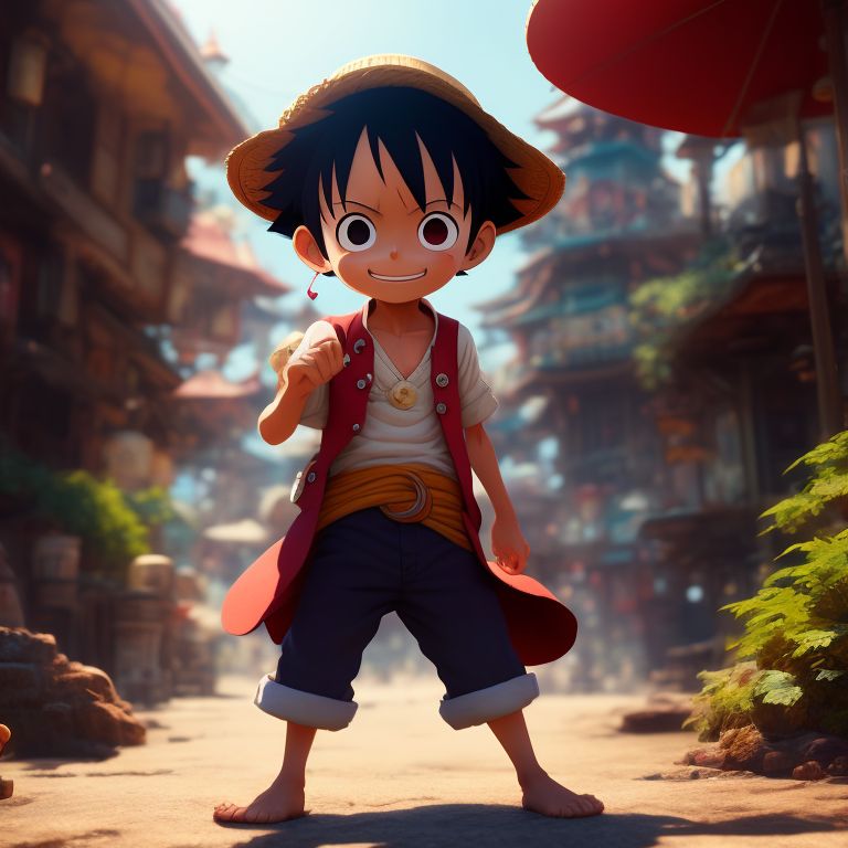 One Piece Luffy Full Body