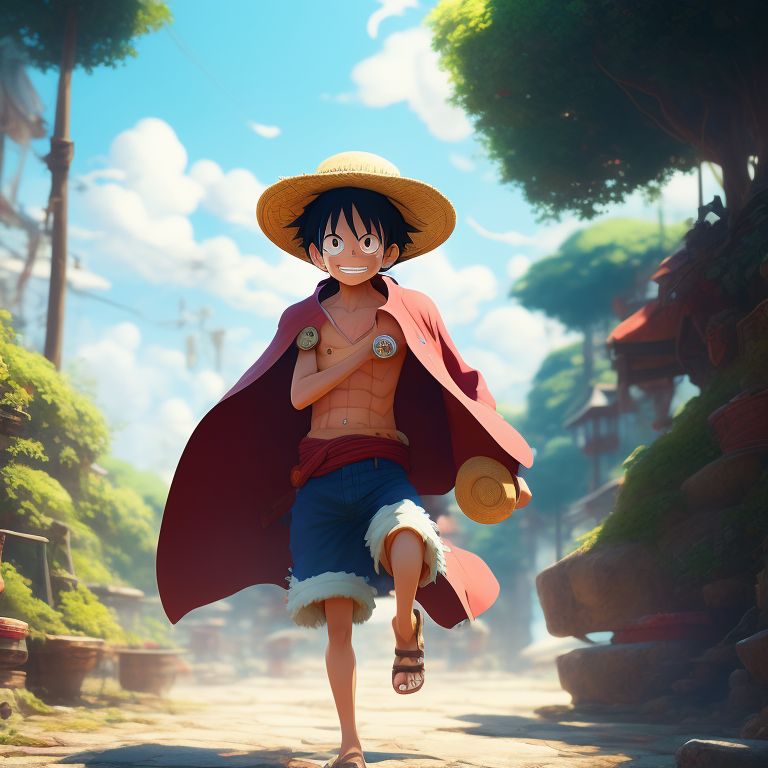 One Piece Luffy Full Body