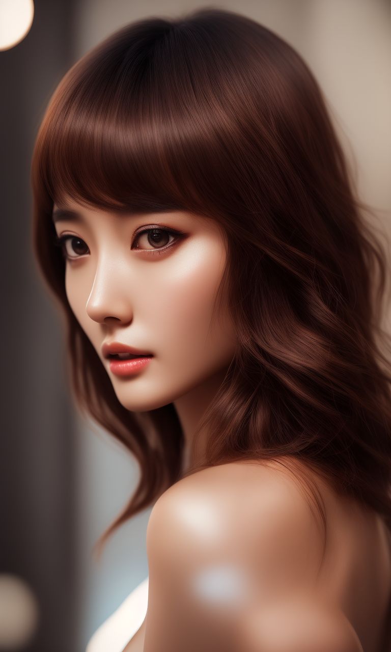 Dark Brown Scene Hair