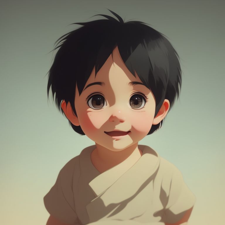 Anime Babies With Black Hair