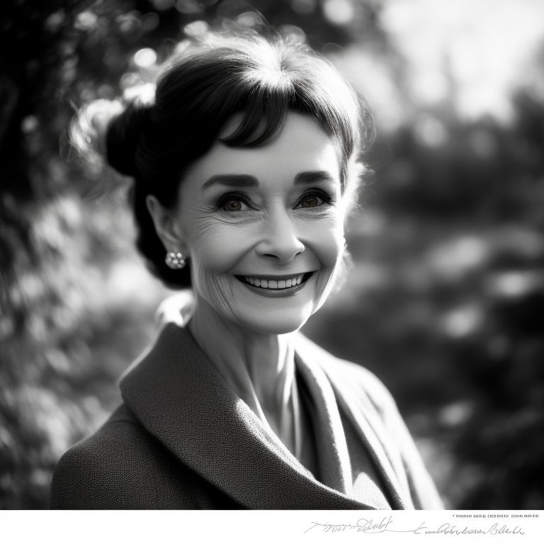 Audrey Hepburn Smiling