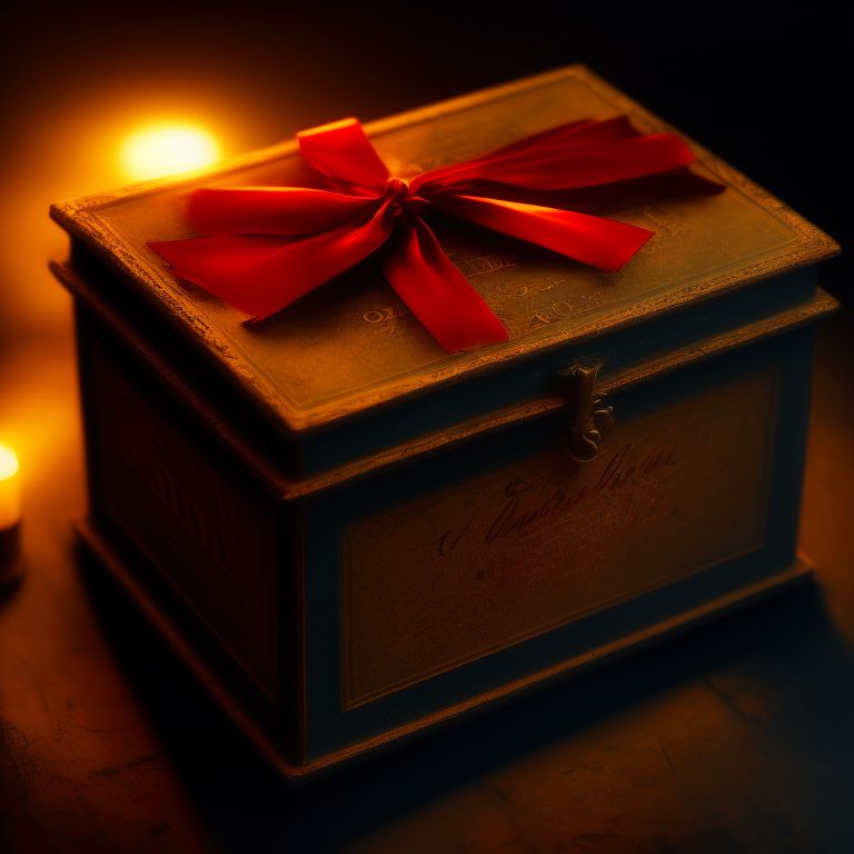 moral-turtle525: yellowed letters in an open box, old, spoiled by time ...