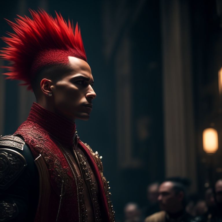 free-penguin391: rogue male red mohawk